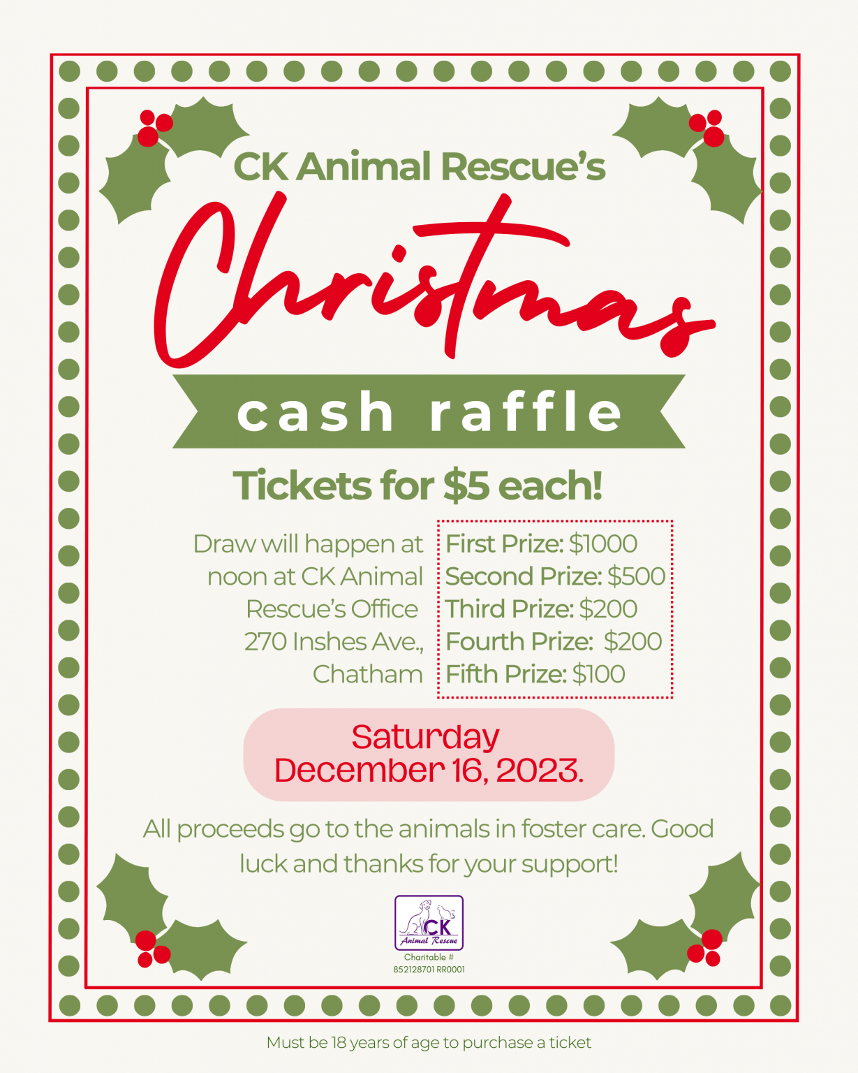 Events for October 2025 – CK Animal Rescue